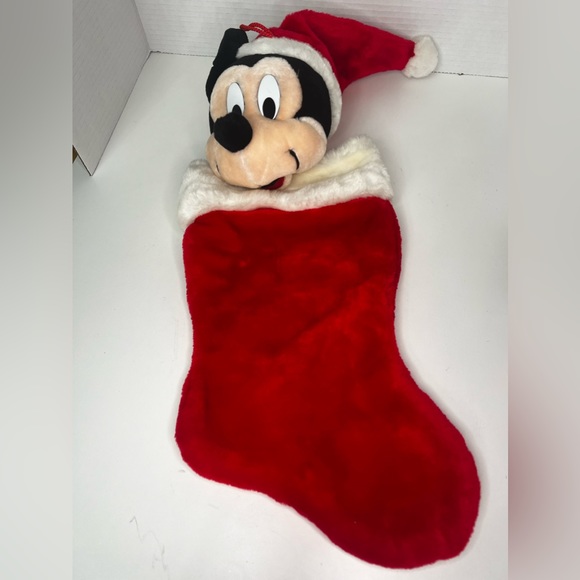 Disney | Holiday | Disney Vintage Mickey Mouse 3d Stocking | Poshmark